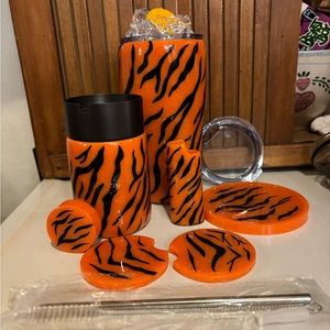 Dining | Custom Tiger Print Set | Poshmark
